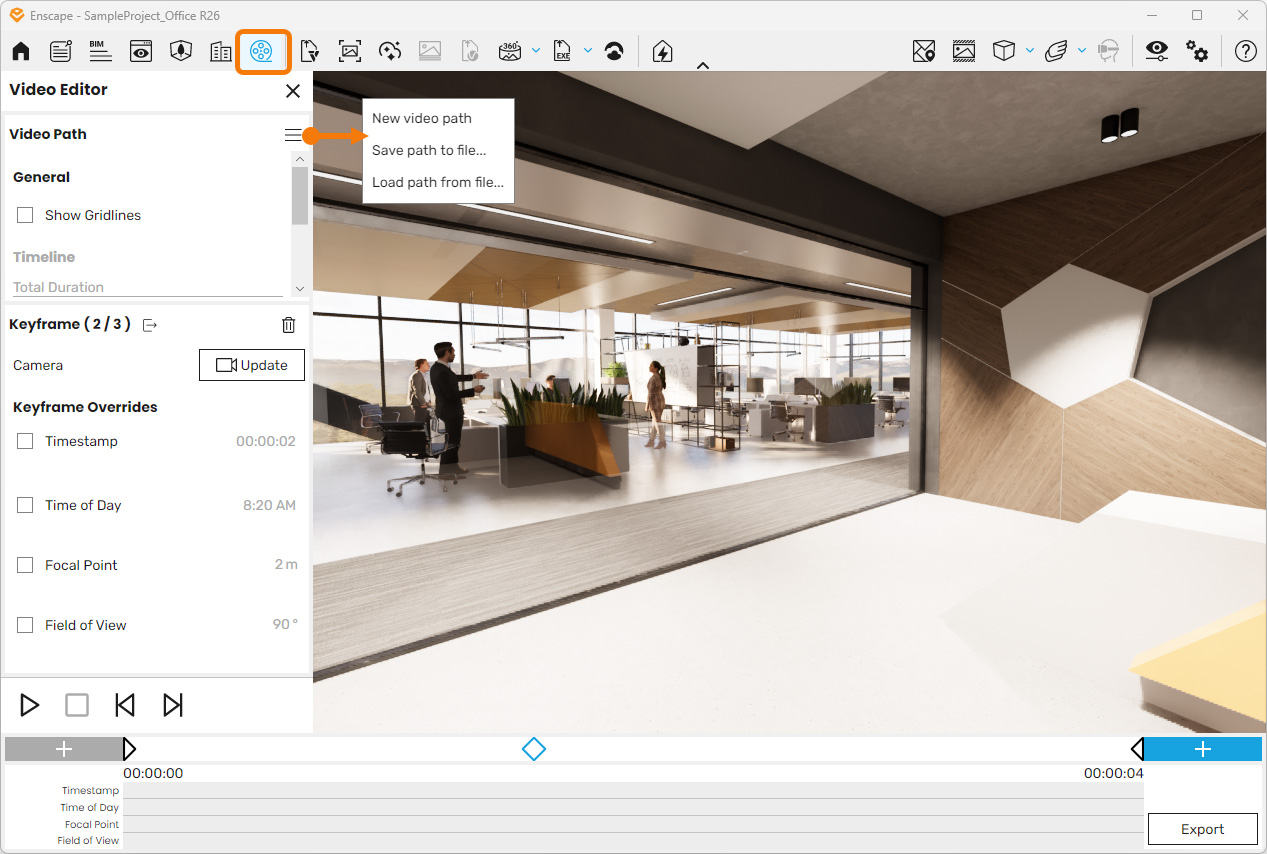 How to create a video walkthrough in Enscape: Full guide